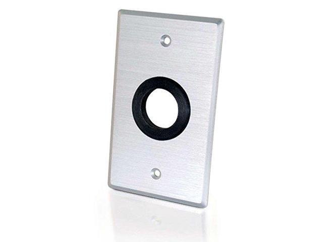 Click here for C2G 40488 C2G Single Gang 1in Grommet Wall Plate -... prices