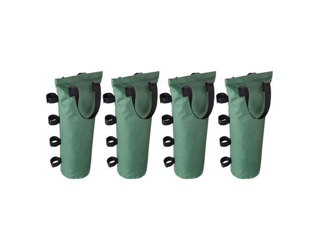 4 Pcs 18" Monoshock Weight Sand Bag for Outdoor Pop Up Canopy Tent Shelter Garden - Green