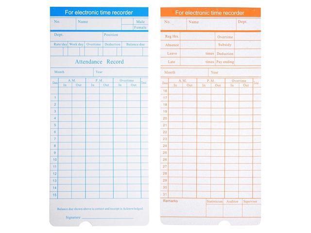 Click here for Yescom 1000 Count Monthly Time Clock Cards Timecar... prices