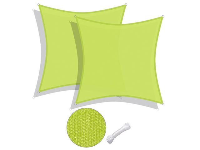 Click here for Yescom 2 Pack 12x12 Ft 97 UV Block Square Sun Shad... prices