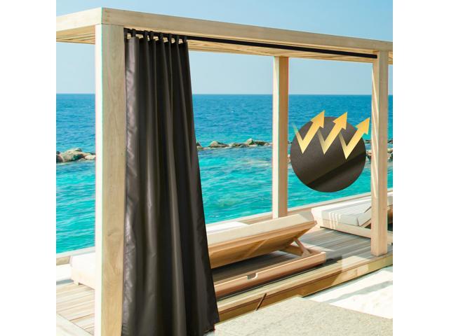 Click here for Yescom 54x96 Outdoor Curtain Panel Tab Top Drape U... prices