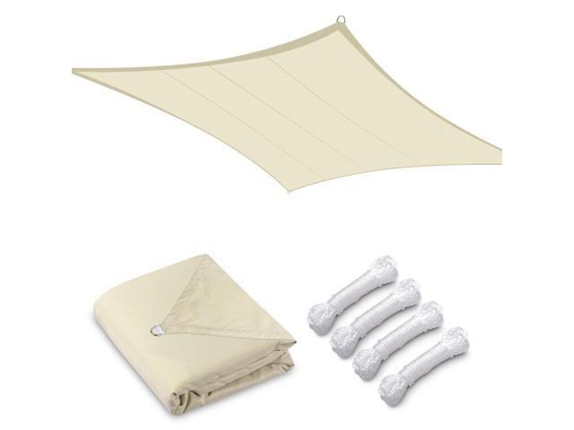 Click here for 16x16 Ft 97 UV Block Square Sun Shade Sail Top Can... prices