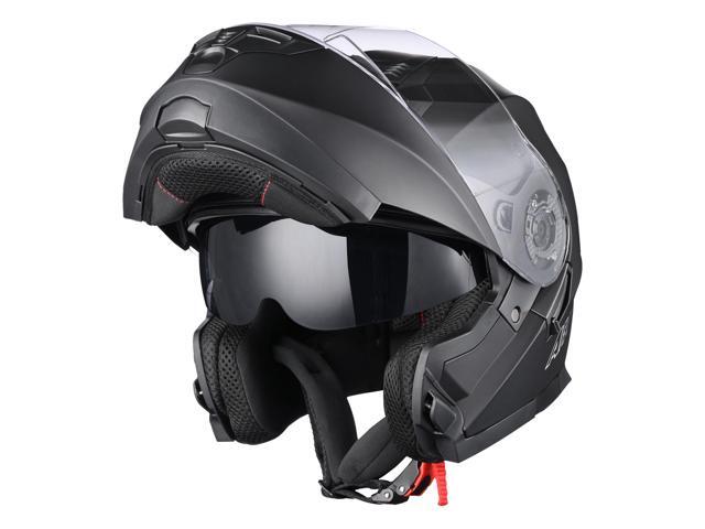 AHR RUN-M3 Modular Flip Up Helmet Full Face Dual Visor DOT Motorcycle Bike XXL