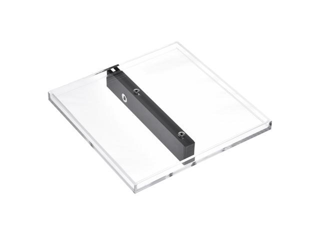 WinSpin Rectangular Serving Tray for Dual Use Prize Wheel Clear Acrylic Tradeshow Party - White