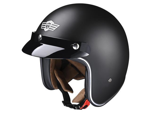 Click here for AHR RUN-O5 Retro 3/4 Open Face Motorcycle Helmet D... prices