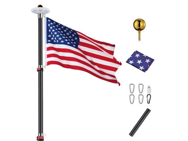 Click here for 30 Ft Telescopic Aluminum Flag Pole Kit with 136 L... prices