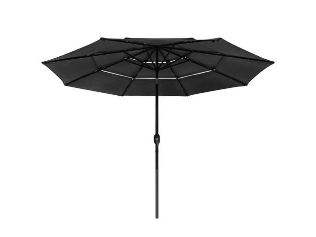 Click here for Yescom 10 Ft 3 Tier Patio Umbrella with Solar Powe... prices