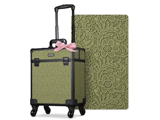 Click here for Byootique Rolling Makeup Train Case Cosmetic Troll... prices