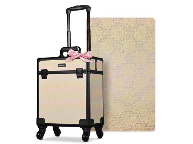 Click here for Byootique Rolling Makeup Train Case Cosmetic Troll... prices
