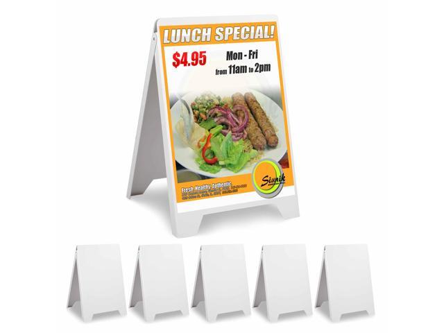 Click here for Yescom Double Side Sidewalk A-frame Folding Displa... prices