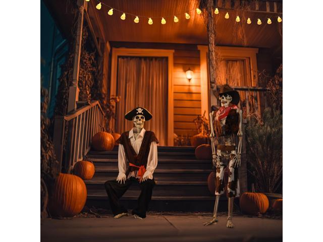 Click here for Yescom 2 Pcs Halloween Life Size Skeleton 5.4 Ft P... prices