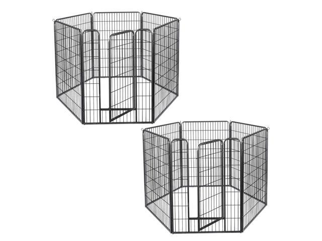 Click here for Yescom Dog Playpen 12 Panels 47 inch Height Heavy... prices