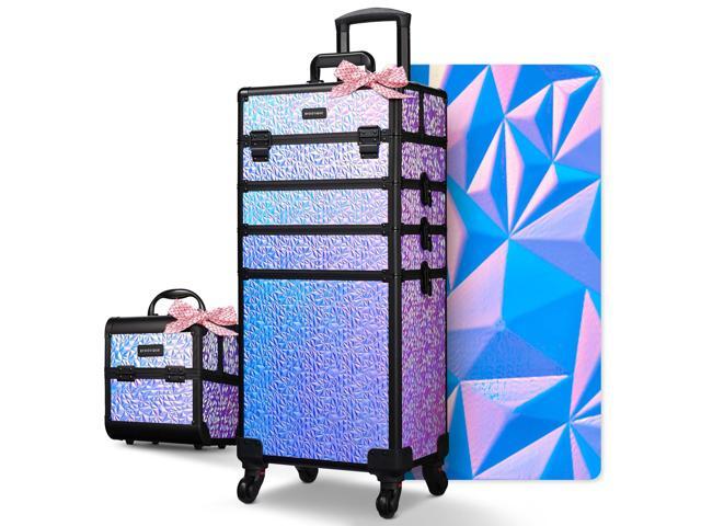 Click here for Byootique Makeup Train Case Kit with Cube Case Cos... prices