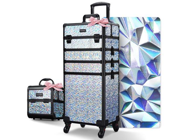 Click here for Byootique Makeup Train Case Kit with Cube Case Cos... prices