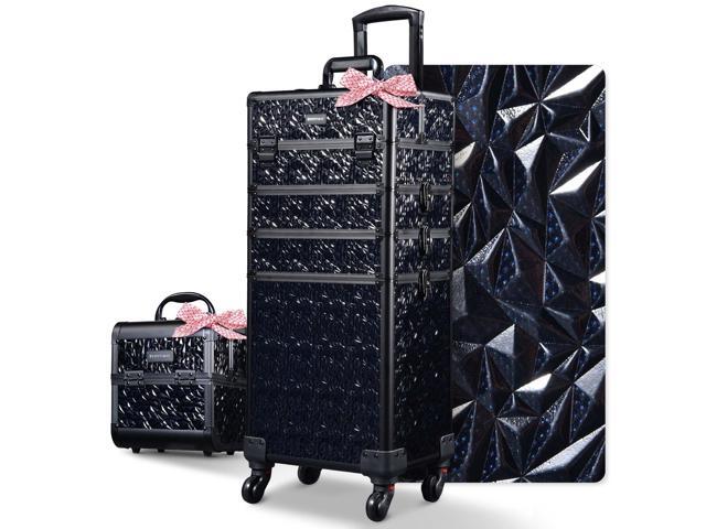 Click here for Byootique Makeup Train Case Kit with Cube Case Cos... prices