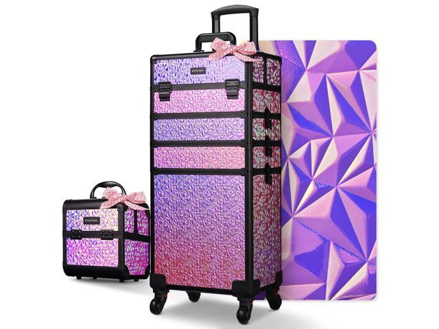 Click here for Byootique Makeup Train Case Kit with Cube Case Cos... prices