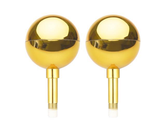 Click here for 3 Flagpole Gold Ball Top Finial 2Packs Ornament fo... prices