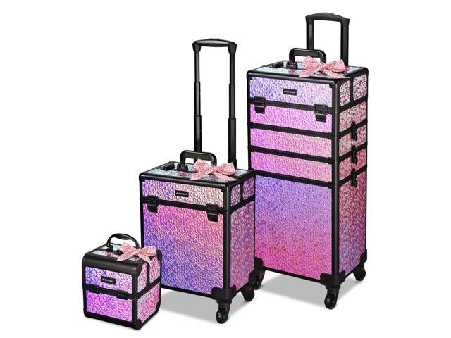 Click here for Byootique Rolling Makeup Train Case 3-Piece Cosmet... prices