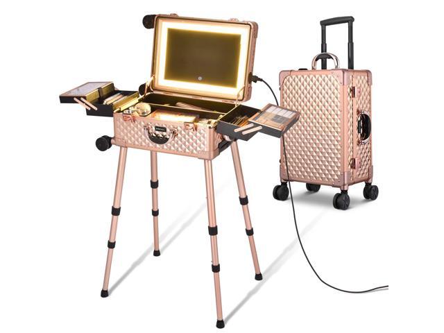 Click here for Byootique Rolling Makeup Case Mirror LED Lighted 2... prices
