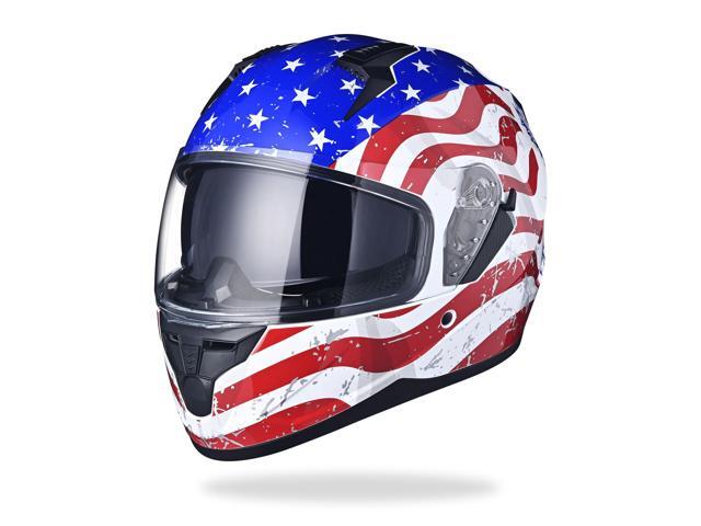 Click here for AHR RUN-F Full Face Stars and Stripes Motorcycle H... prices