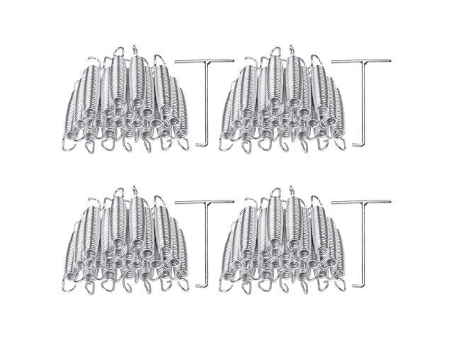 Yescom 5.5 Trampoline Springs Heavy Duty Replacement Springs Trampoline Accessories Trampoline Parts (Pack of 80) - Silver