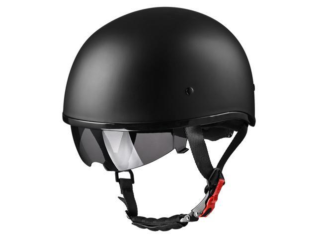 Click here for AHR Half Face Motorcycle Helmet Sun Visor DOT Appr... prices