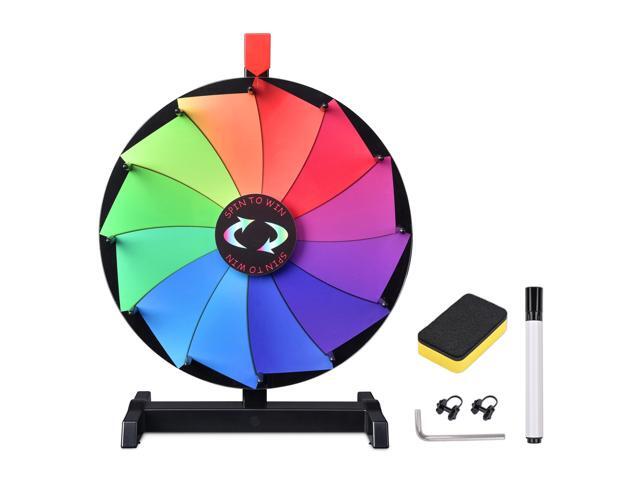 Click here for WinSpin 15 Tabletop Color Prize Wheel 12 Slots Edi... prices