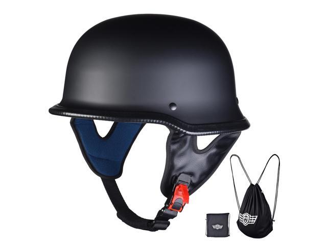 Click here for AHR RUN-G DOT German Style Motorcycle Half Helmet... prices