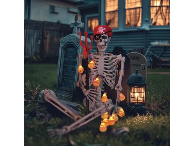 Click here for Yescom Pirate Life Size Skeleton Poseable with Hal... prices