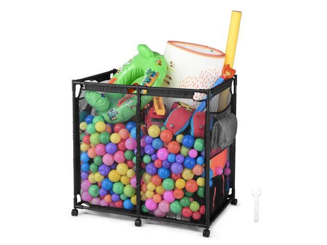 Click here for Yescom Metal Frame 6 Wheels Large Mesh Pool Storag... prices