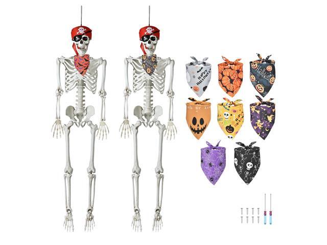 Click here for Yescom 2Pcs Pirate Life Size Skeleton Poseable 5.4... prices