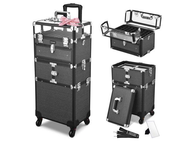 Click here for Byootique 2in1 Nail Polish Organizer Rolling Makeu... prices