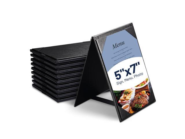 Click here for WeChef 10 Pack 5x7 Double-Sided Menu A-Frame Holde... prices