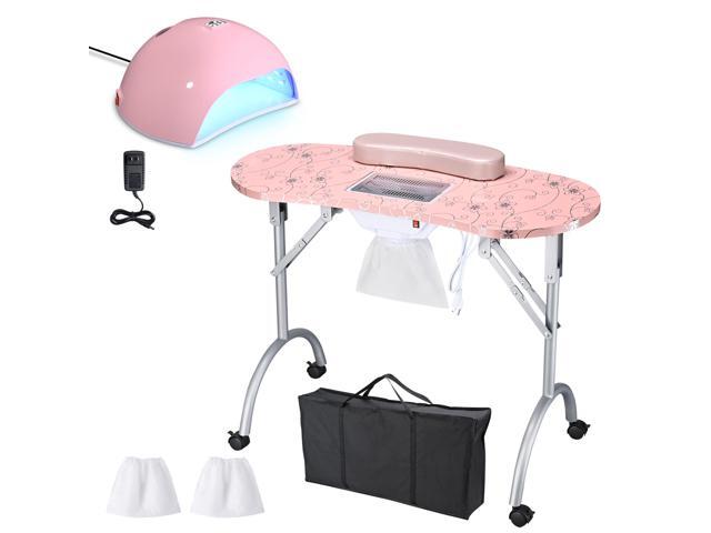 Click here for Byootique Manicure Nail Table w/ UV LED Nail Lamp... prices