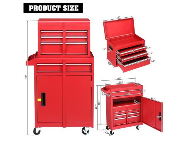 Click here for Yescom 2-in-1 Rolling Tool Cart on Wheels Trolley... prices