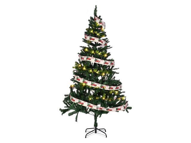 Click here for 6 Ft Artificial Christmas Tree with 66FT 200 LED F... prices