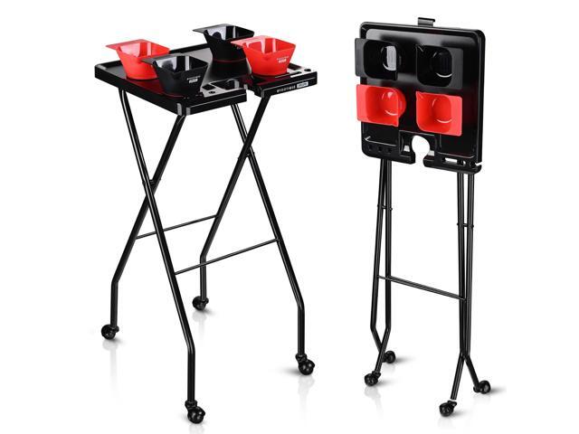 Click here for Byootique Folding Salon Tray on Wheels w/ 4 Magnet... prices
