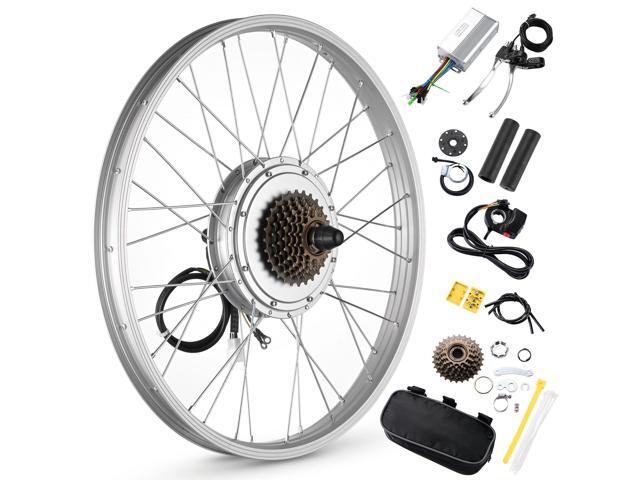 Yescom Electric Bicycle Motor Conversion Kit for 24" 750W 36V E-bike Rear Wheel - Natrual
