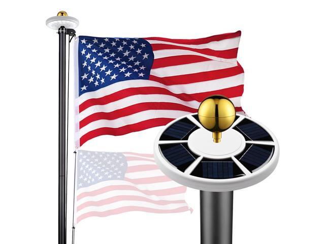 Click here for Yescom Bravery 20ft Sectional Flag Pole with Solar... prices