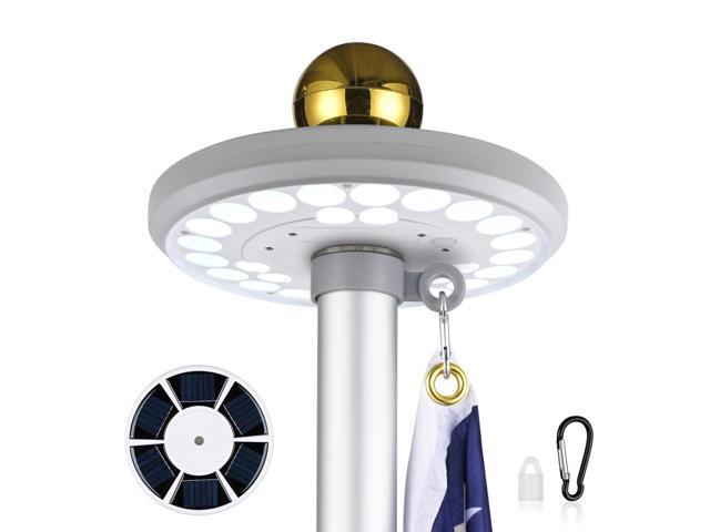 Click here for Yescom 26 LED Flag Pole Light Solar Powered 100 Co... prices