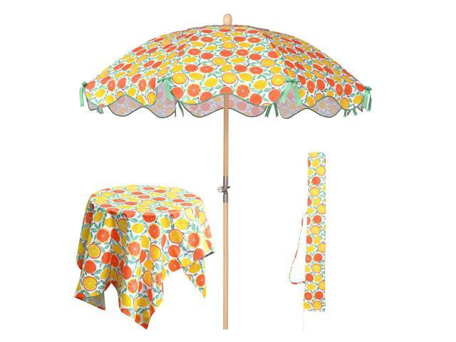Click here for LAGarden Our Beach Umbrella for 6ft Beech Wood Pol... prices