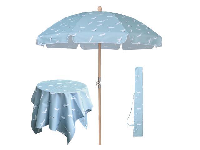Click here for LAGarden Our Beach Umbrella for 6ft Beech Wood Pol... prices