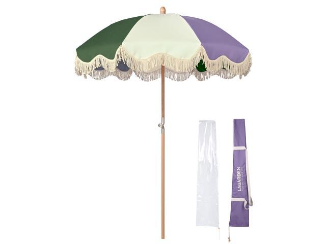 Click here for LAGarden Palm Springs 6Ft Patio Fringe Umbrella wi... prices