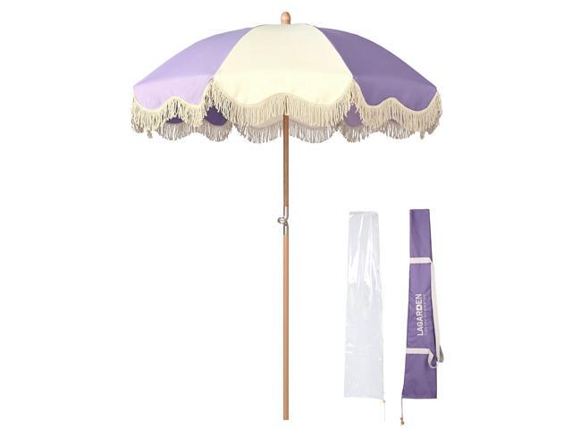 Click here for LAGarden Palm Springs 6Ft Patio Floral Fringe Umbr... prices