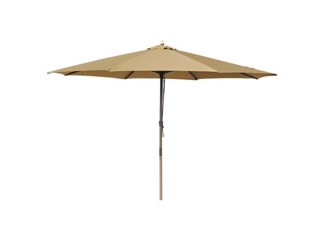 Click here for Yescom 13FT Large Outdoor Patio Umbrella UV30+ Woo... prices