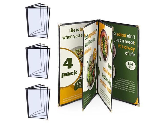 Click here for WeChef 4 Pack Menu Cover 8.5x11 4 Page 8 View Rest... prices