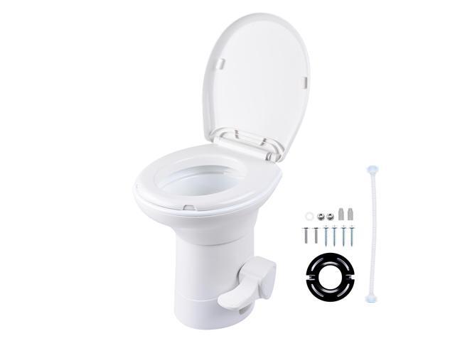 Click here for RV Toilet Porcelain Enamel Gravity Flush Camper Tr... prices