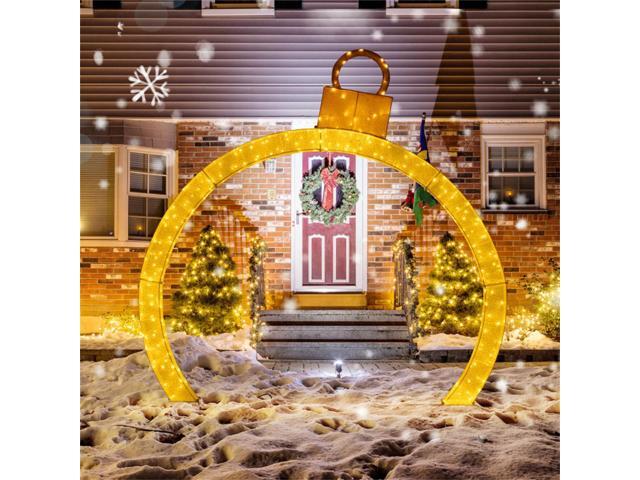 Click here for Yescom 10.5Ft Christmas Arch with 300 Warm White L... prices