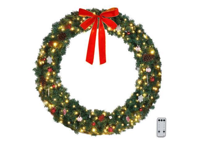 Click here for Yescom 5Ft Pre-lit LED Christmas Wreath Decoration... prices