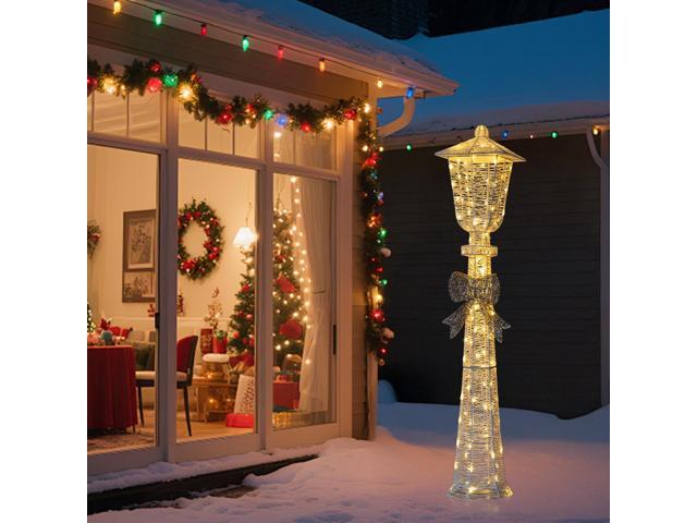 Click here for Yescom 5FT Pre-lit Lighted Lamp Post with Bowknot... prices